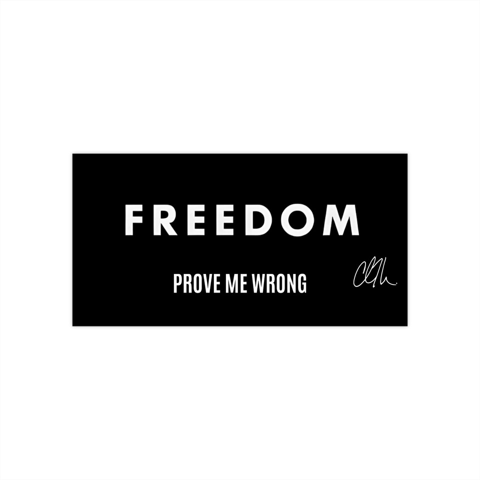FREEDOM CHARLIE KIRK Vinyl Die Cut Car Decal Sticker!!! | eBay