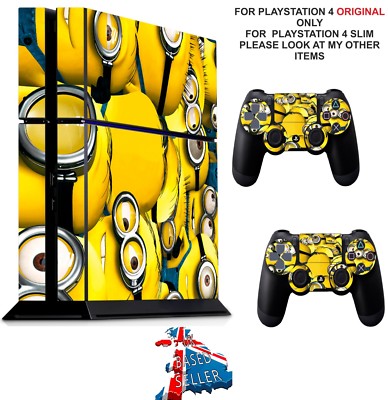 MINIONS PS4 Skin Decal Vinyl Console Wrap | eBay UK
