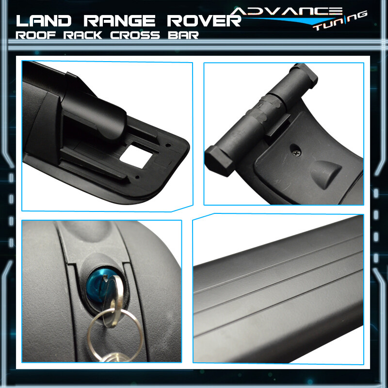 Fits 02-12 Land Range Rover HSE OE Factory Style Black Roof Rail ...
