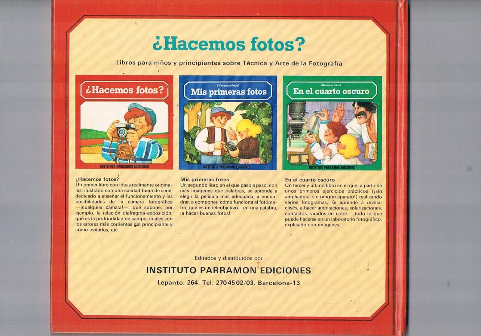 HACEMOS FOTOS? INSTITUTO PARRAMON EDICIONES 1978 | eBay