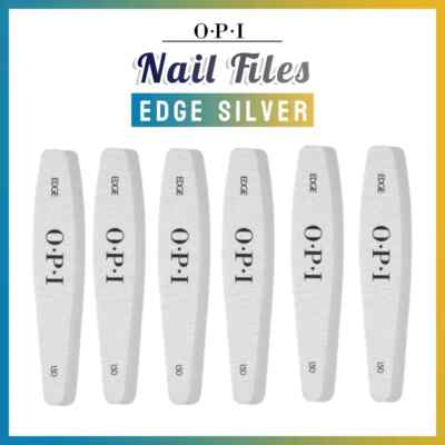 OPI Edge Silver 150 Cushioned Board File LOT 6PCS | eBay