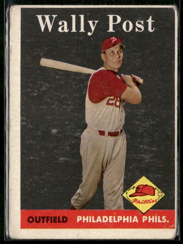1958 Topps #387 Wally Post - Poor 3002581 | eBay