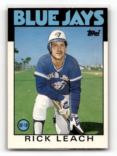 1986 Topps Traded Baseball Card #63T Rick Leach Toronto Blue Jays | eBay