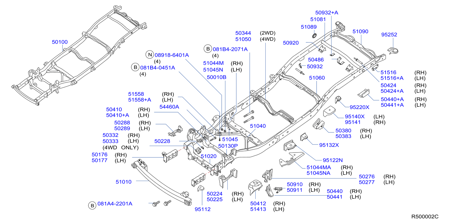 Genuine Nissan Bracket Brake Hose Rear 50920EA830 / 50920-ea830 OEM for ...