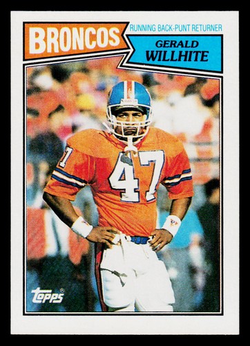 1987 Topps #32 Gerald Willhite Denver Broncos Football Card | eBay