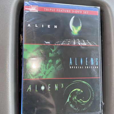 ALIEN / ALIENS / ALIEN 3: Triple Feature (DVD, 2008, 3-Disc Set) Nice ...
