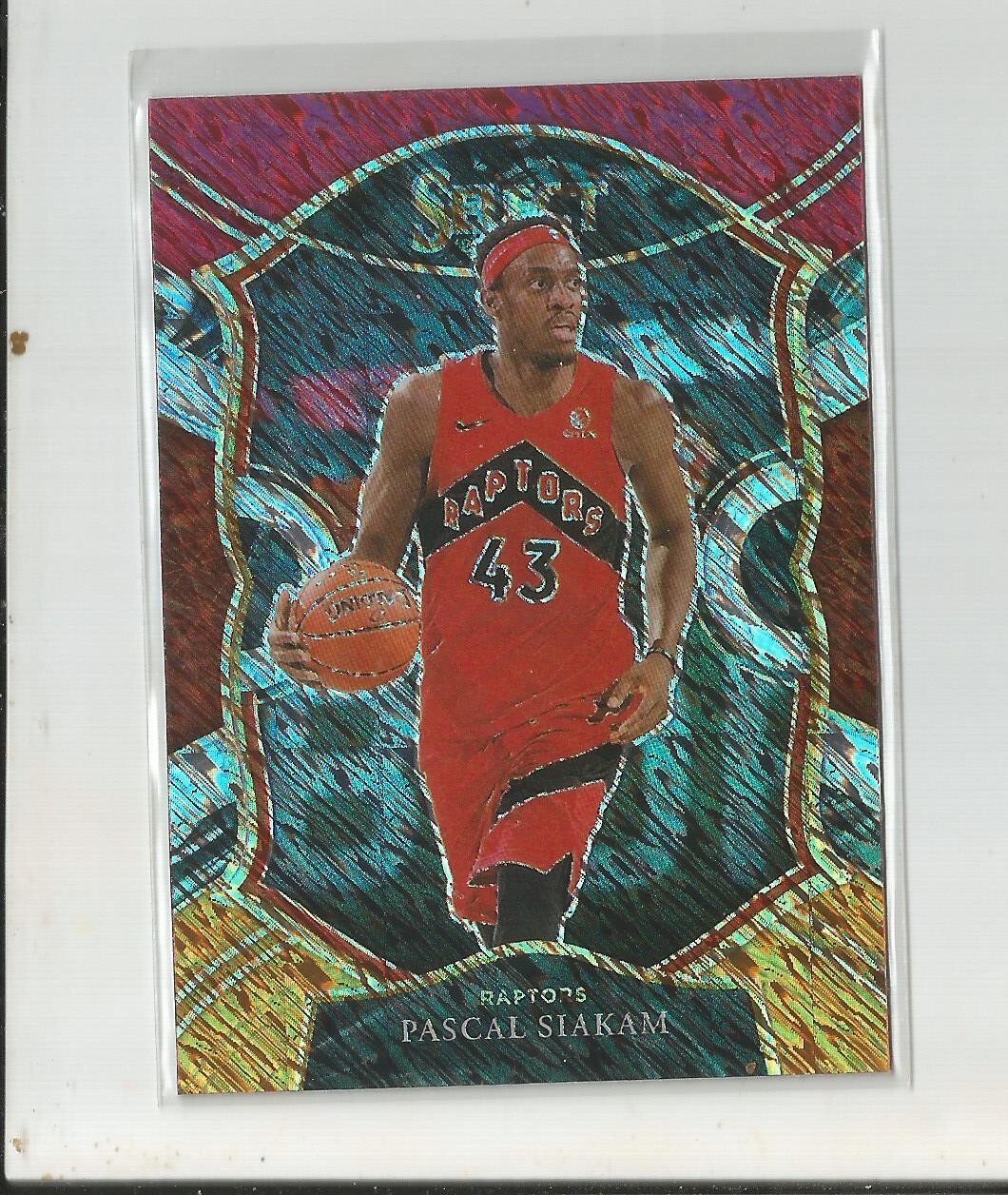 2020-21 Panini Select PASCAL SIAKAM Red White Orange Shimmer Prizm | eBay