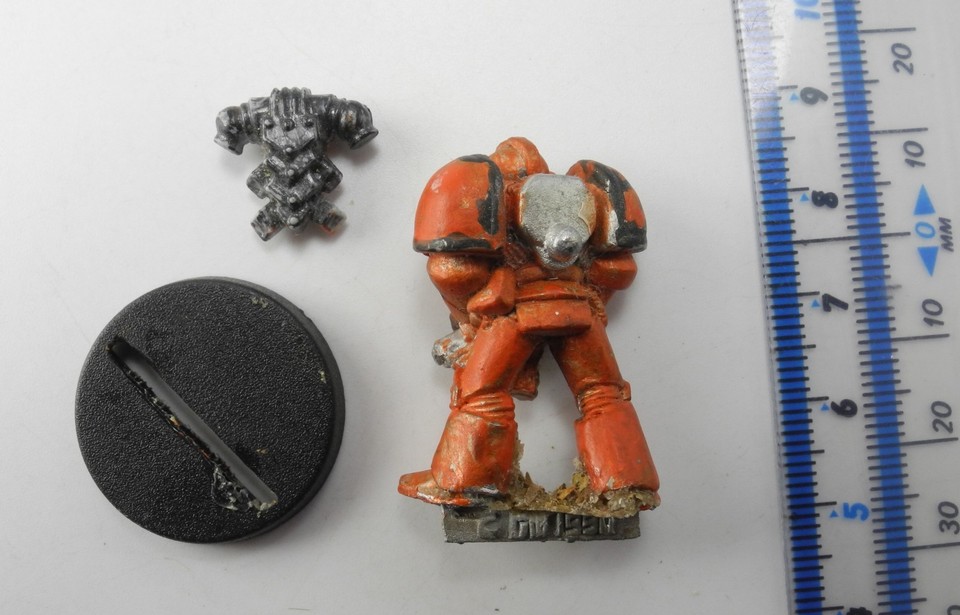 SPACE MARINE in Mark 4 Mk IV MAXIMUS ARMOUR Metal Rogue Trader Army 40K ...