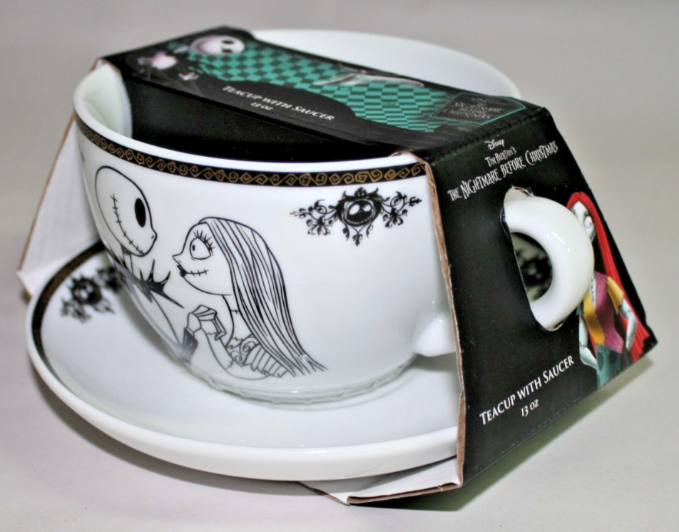 Disney Nightmare Before Christmas Jack Skellington & Sally Teacup ...