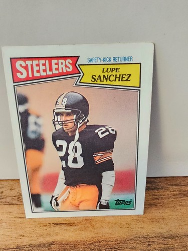 1987 Topps Football Card #292 Lupe Sanchez | eBay
