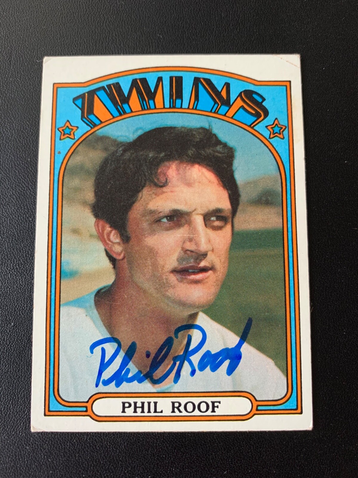 Phil Roof Signed 1972 Topps #201 Card Minnesota Twins Autograph COA | eBay