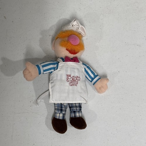 THE MUPPETS 2004 SWEDISH CHEF 10"Bean Bag Plush Sababa Toys Jim Henson ...