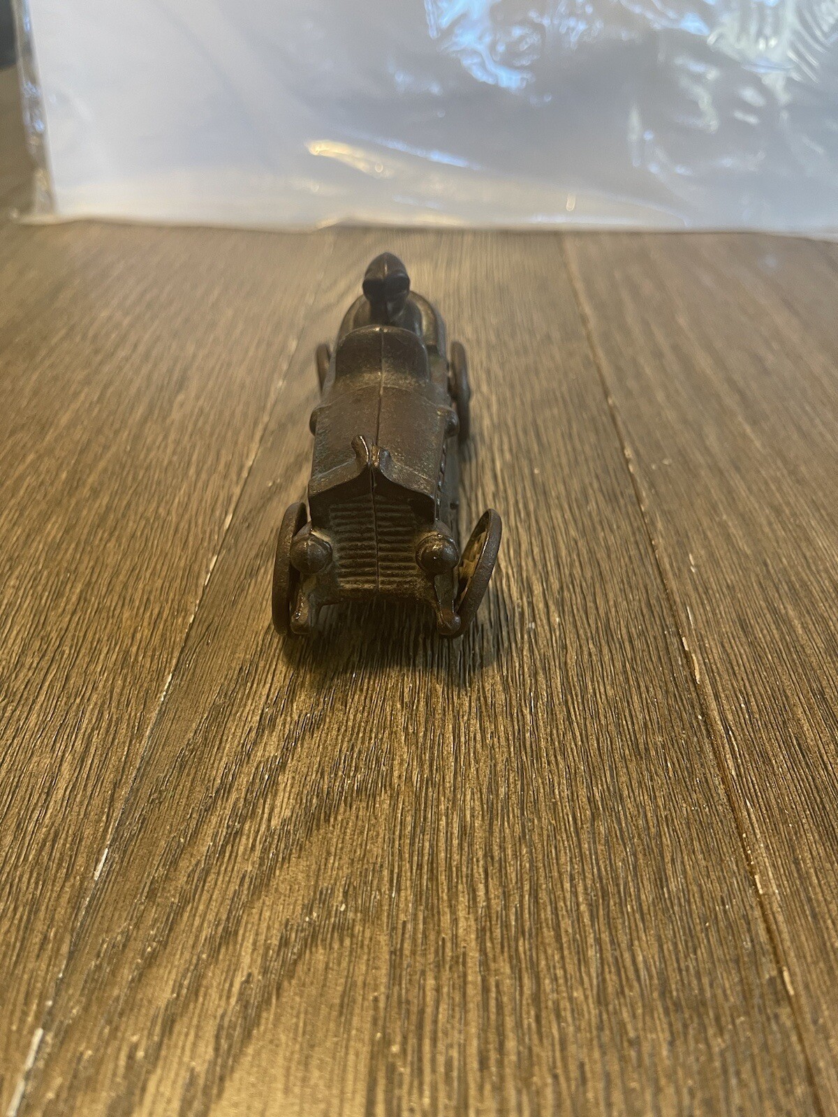 Rare! Boat Tail Racer Cast Iron Race Car With Driver Vintage 5.5” | eBay