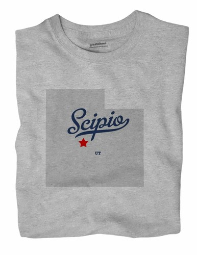 Scipio Utah UT T-Shirt MAP | eBay