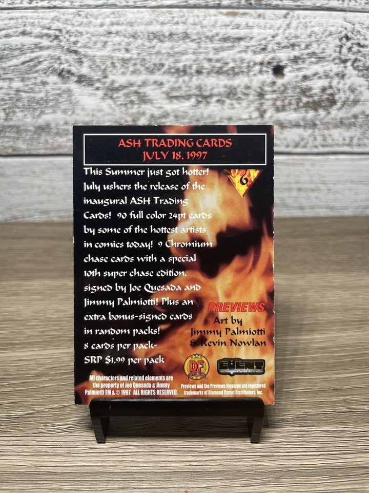 1997 Dynamic Forces Ash Promo #6 - Ash Previews Magazine. Free Shipping ...