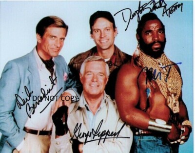 THE A TEAM Autographed Signed 8x10 Reprint Photo A-TEAM !! | eBay