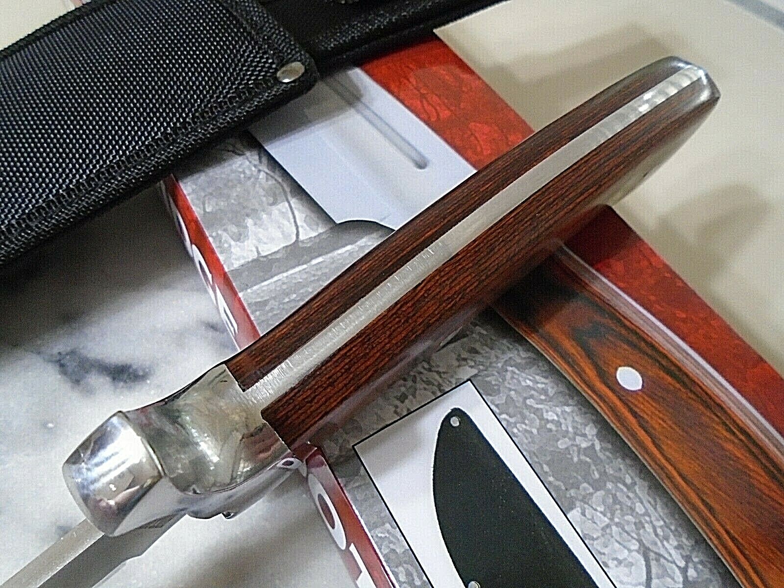 Ridge Runner Denali Toothpick Bowie Knife Fixed Blade Full Tang RR848 ...