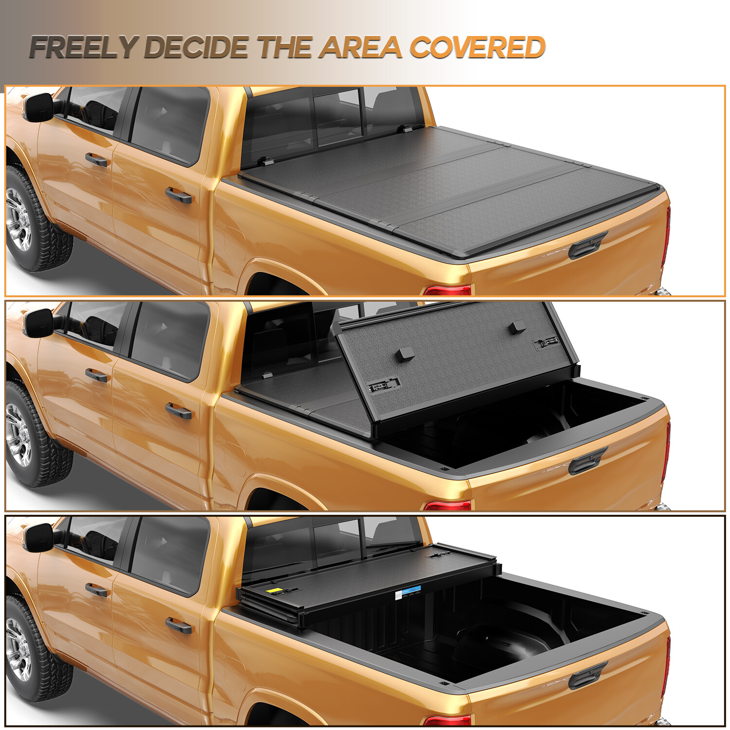 6FT FRP Hard Truck Bed Tonneau Cover For 1983-11 Ford Ranger 1994-10 ...