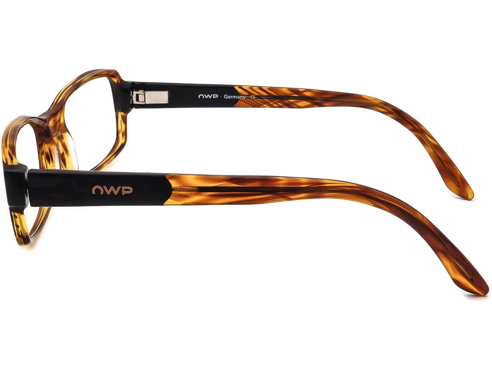 OWP Eyeglasses Mod.2116 200 Brown Stripes/Black Frame Germany 55[]17 ...