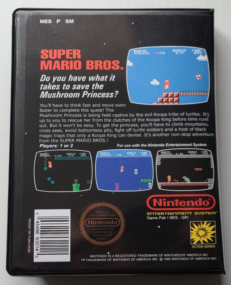 Super Mario Bros CASE ONLY Nintendo NES Box ANY 4+ 20% OFF A+ QUALITY ...