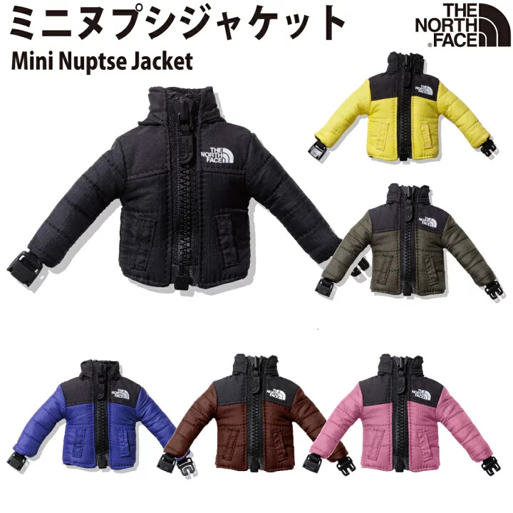 THE NORTH FACE Mini Nuptse Jacket Keychain Charm NN32242 BK NEW JAPAN ...