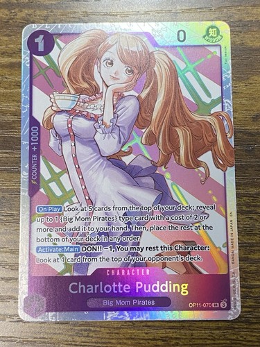 Charlotte Pudding OP11-070 (SR) *A Fist of Divine Speed* One Piece | eBay