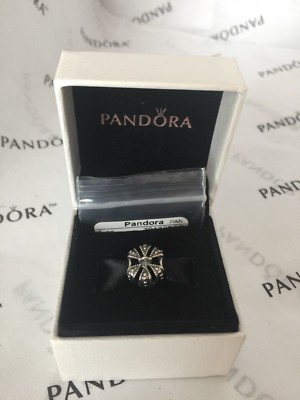 Authentic PANDORA ROYAL CROWN , CLEAR CZ bead Charm 790930 | eBay