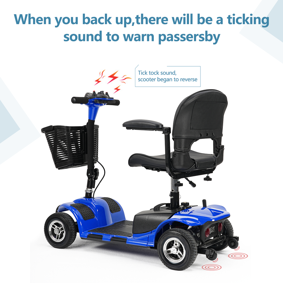 4 Wheels Mobility Scooters Power Wheelchair Folding Electric Scooters ...