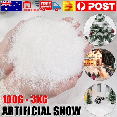 100g-3kg Instant Artificial Snow Powder Magic Snow Christmas Decoration ...