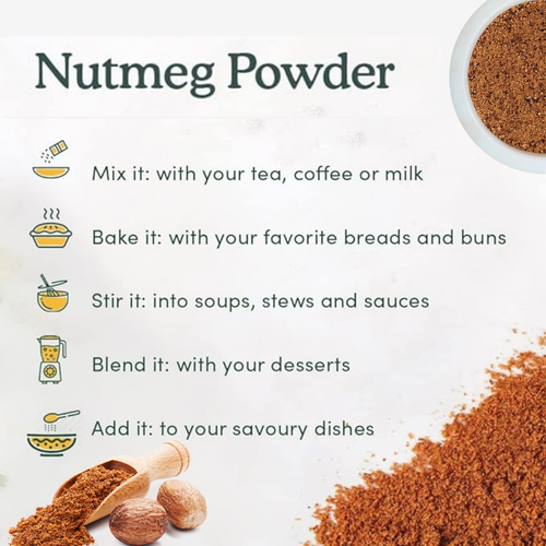 Nutmeg Ground Powder | Organic| Jaiphal | Jaifal Jatiphal Premium ...