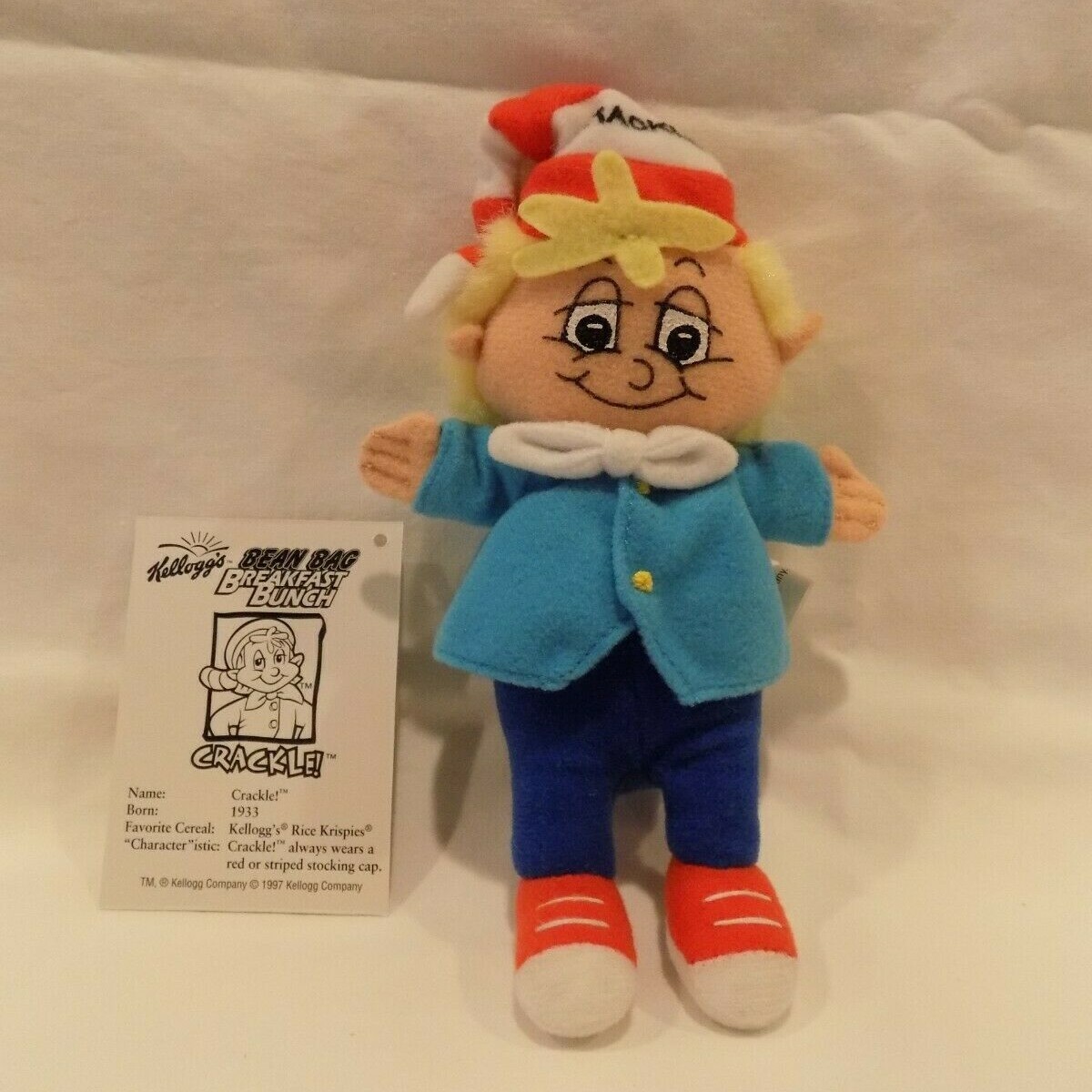 Kellogg’s Snap Crackle Pop Breakfast Bunch Bean Bag Plush w Tag ...