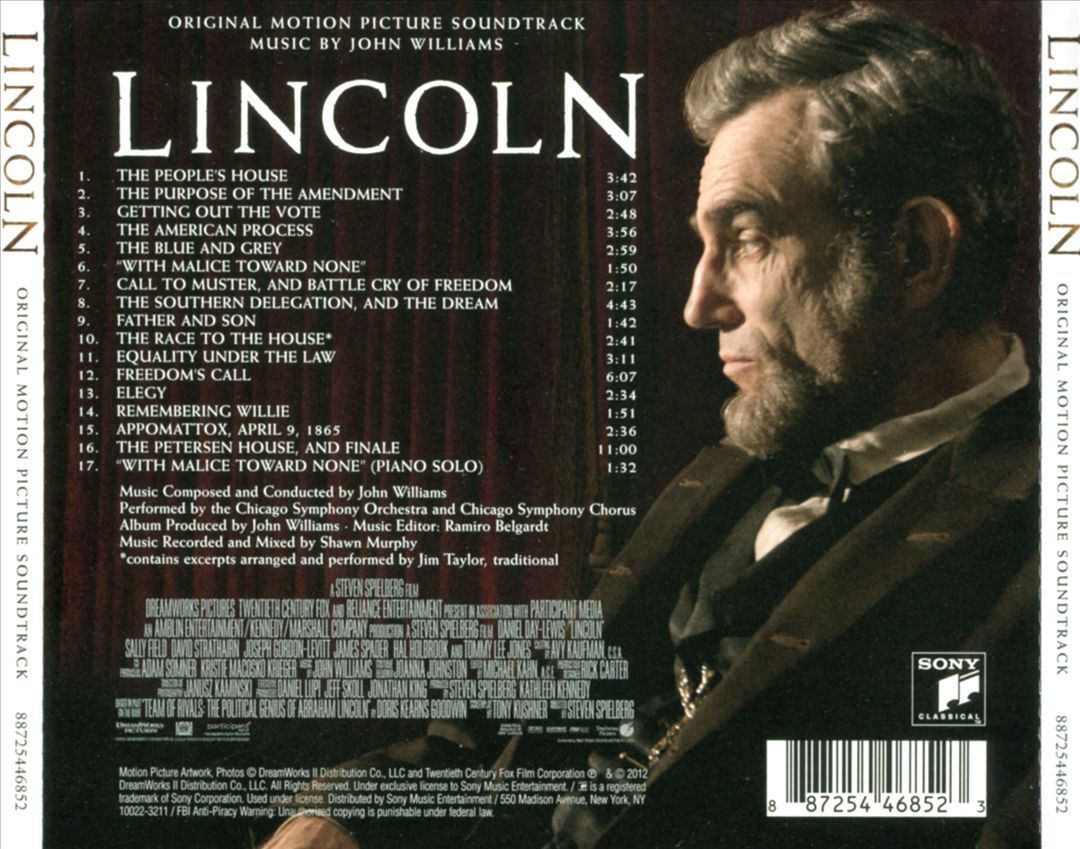 John Williams Lincoln Score At The Movies With John Williams: Concert