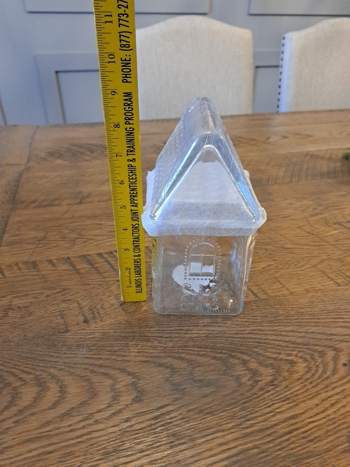 Target Bullseye Playground Glass Gingerbread House Clear glass jar | eBay