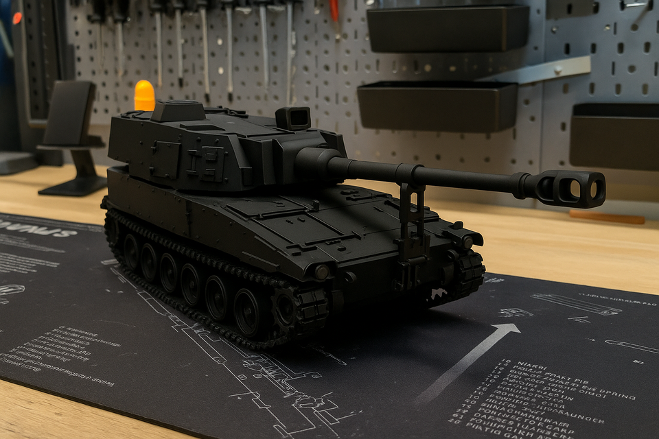 M109A7 Paladin Self-Propelled Howitzer Tank Model 1:27 Scale U.S. Army ...