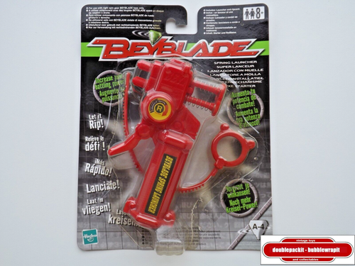 BEYBLADE SPRING LAUNCHER (Red) 1st. Gen. Takara Hasbro 2002 Mint In ...