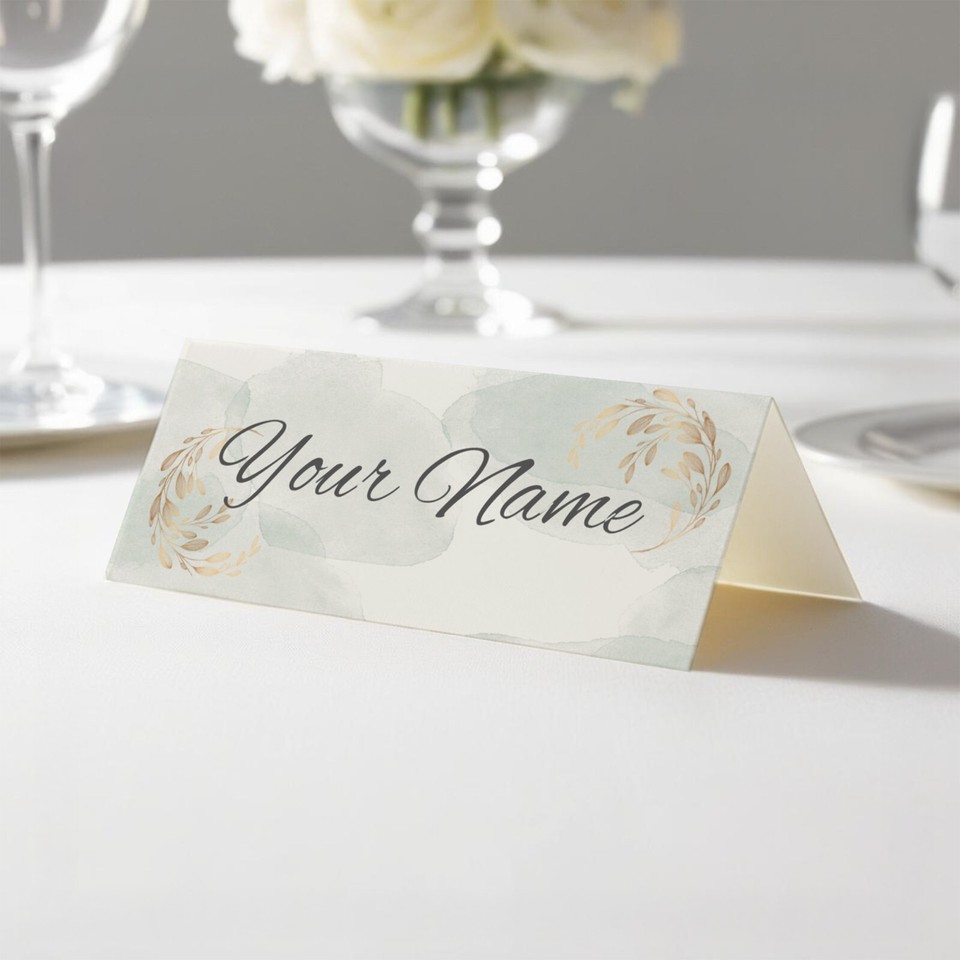Personalised Place Cards, Table Name Cards for Weddings, Place Table ...