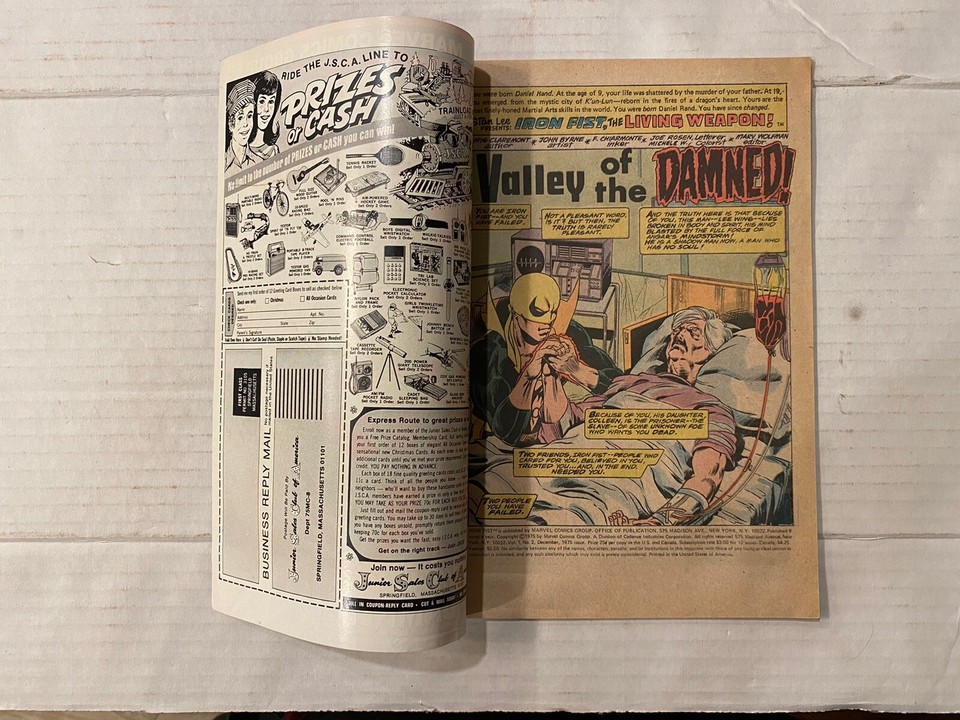 Iron Fist 2 (1975) 1ST APPEARANCE MIRANDA RAND!! ORIGIN ISSUE!! | eBay