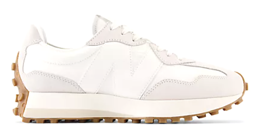 New Balance 327 Casual Womens Sneakers Shoes White Cream Reflection ...