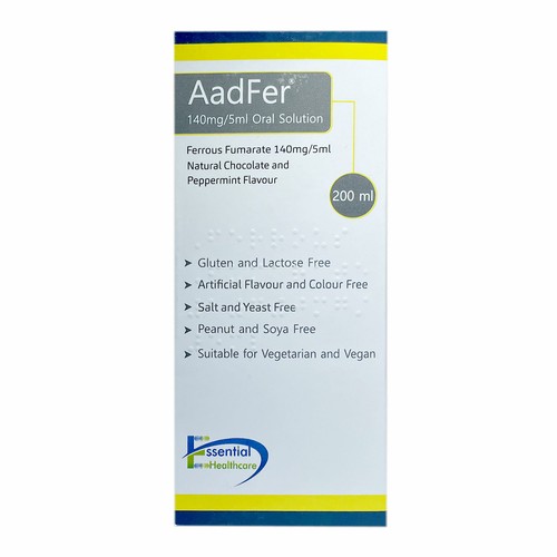 Essential Healthcare AadFer Ferrous 140mg/5ml Oral Solution - 200ml ...
