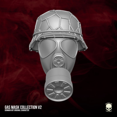 Gas Mask v2 Apocalyptic custom head for GI Joe Classified & other ...