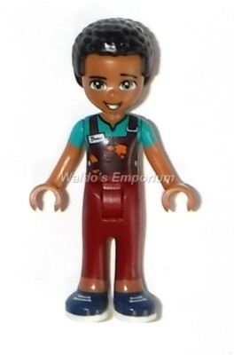 Lego Friends MiniFigure, DEAN with Dark Red Trousers, from set 41351 ...