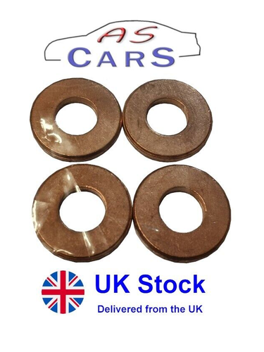 Injector Washers Mazda 3 5 6 2.0 & 2.2 Diesel 2002-2012 GENUINE Set x4 ...