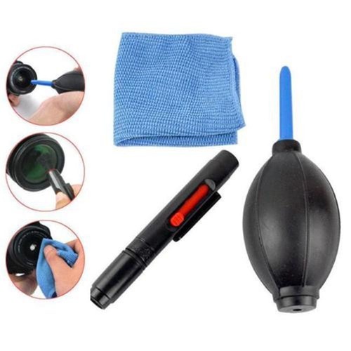 Camera Lens Cleaning Kits Portable Screen Dust Cloth Pen Air Blow ...