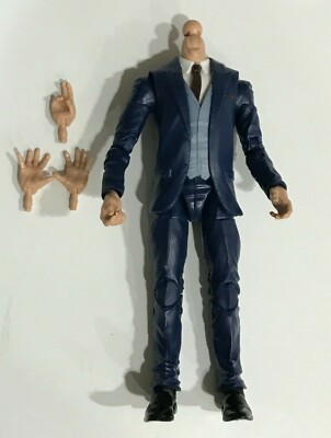 Marvel Legends 6" Blue Suit Body Buck w/ 3 Alternate Hands New Great ...