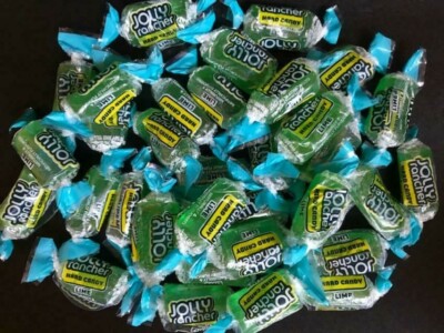 JOLLY RANCHER Hard Candy- LIME FLAVOR- BULK CANDY- ONE POUND | eBay