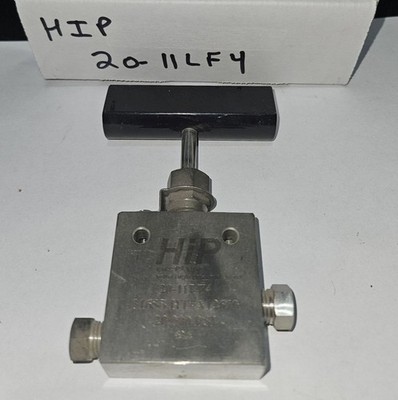 NEW 20-11LF4 HIP High Pressure Equipment 1/4" MP 2 Way Straight Valve ...