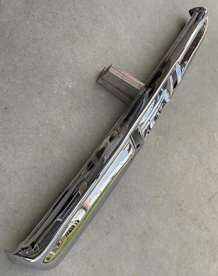 1966-1967 S Dodge Coronet Wagon Triple Plated Chrome Rear Back Bumper ...