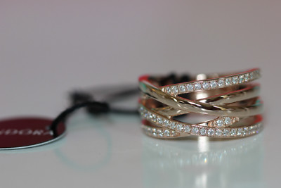 AUTHENTIC NEW PANDORA ROSE™ ENTWINED RING 180919cz *CHOOSE SIZE*BOX ...