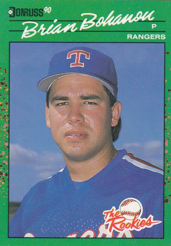 1990 Donruss Rookies # 13 Brian Bohanon -- Texas Rangers | eBay