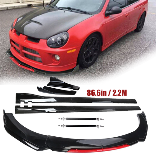 Front Bumper Lip Splitter Spoiler Side Skirt For Dodge Neon SRT-4 SXT ...